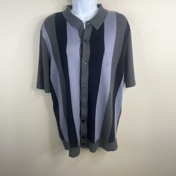 Murano | Sweaters | Murano Mens Preppy Academia Silk Cashmere Polo ...